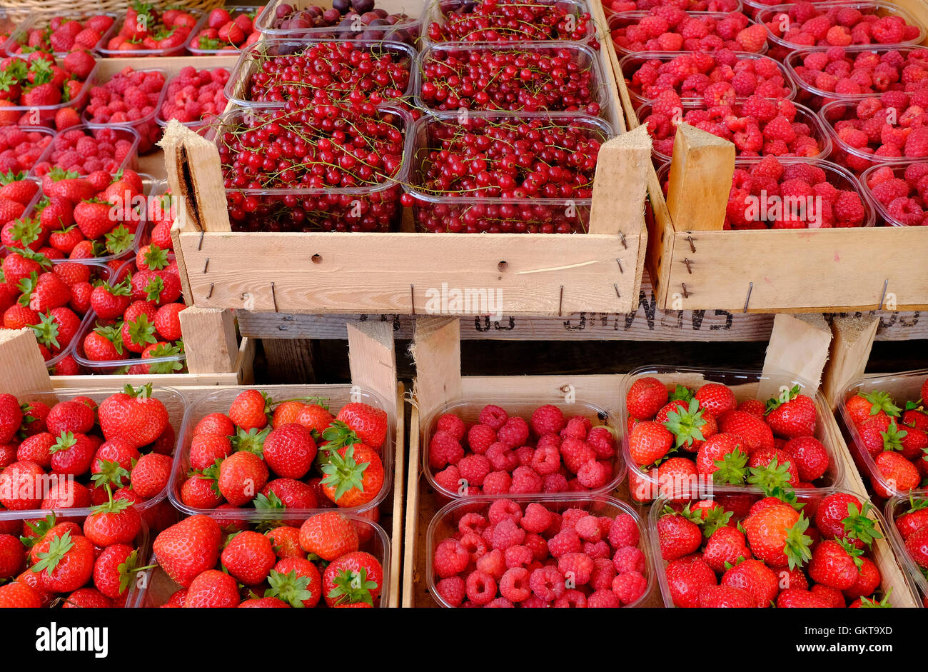 Strawberries in plastic containers hi-res stock photography and images ...