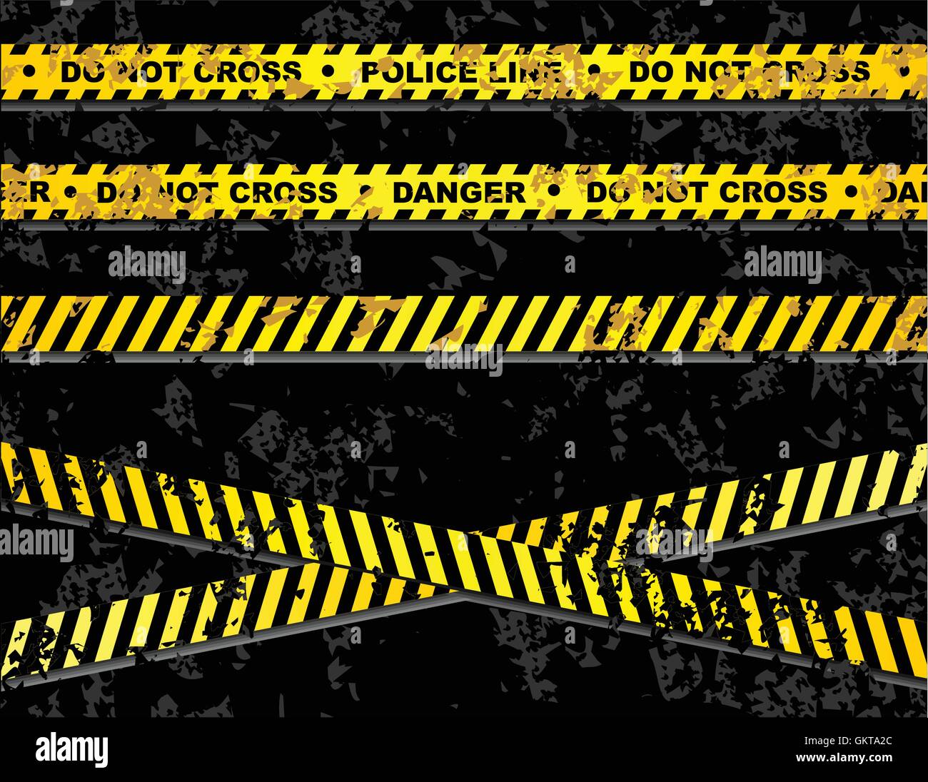 Police line and danger tapes Stock Vector Image & Art - Alamy