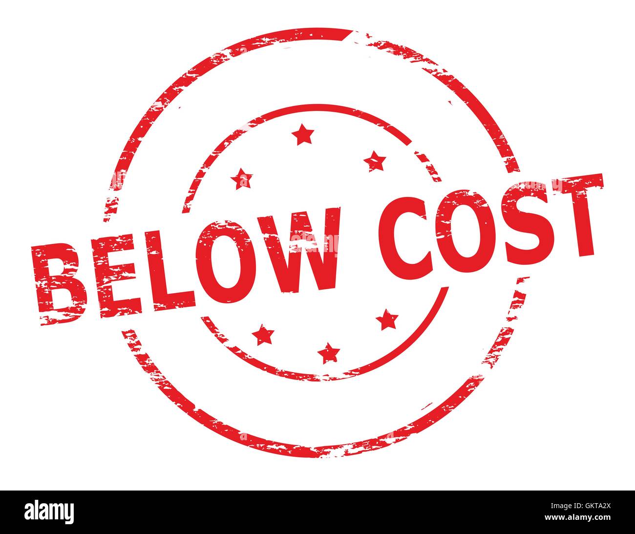 Below cost stamp hi-res stock photography and images - Alamy