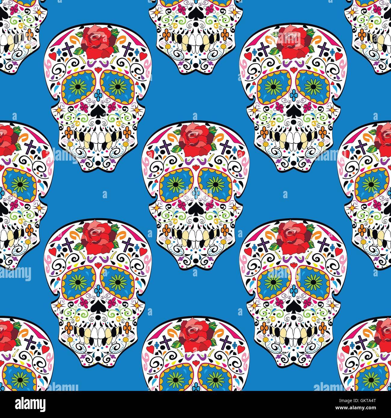 Calavera Stock Vector Images - Alamy