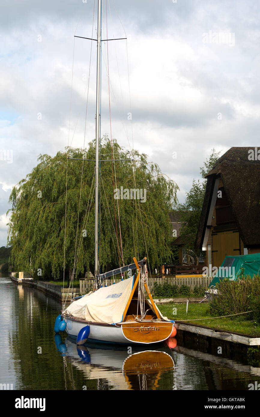 River scenes Norfolk Broads England UK Stock Photo - Alamy