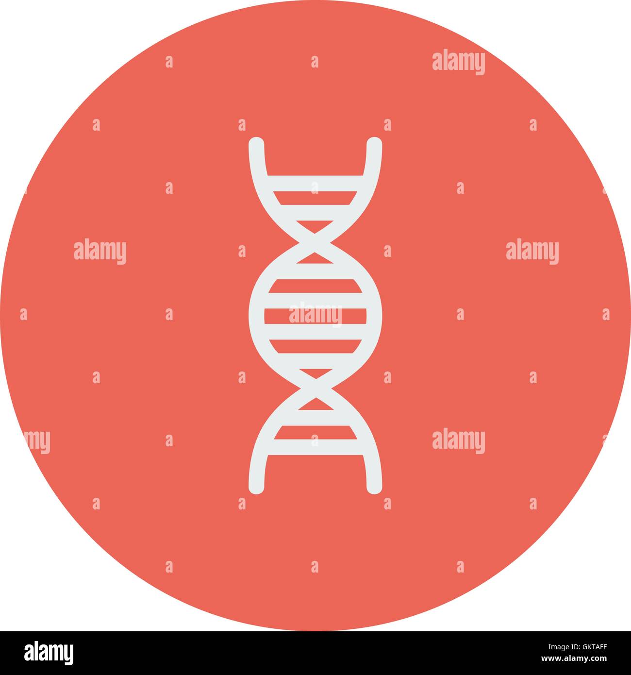 DNA thin line icon Stock Vector Image & Art - Alamy