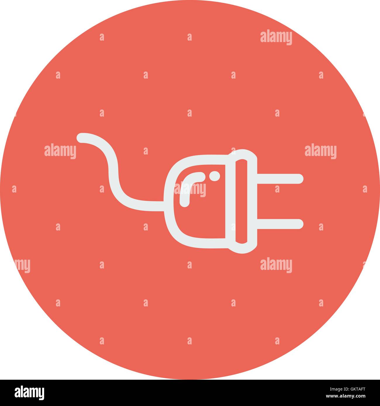 Plug thin line icon Stock Vector Image & Art - Alamy