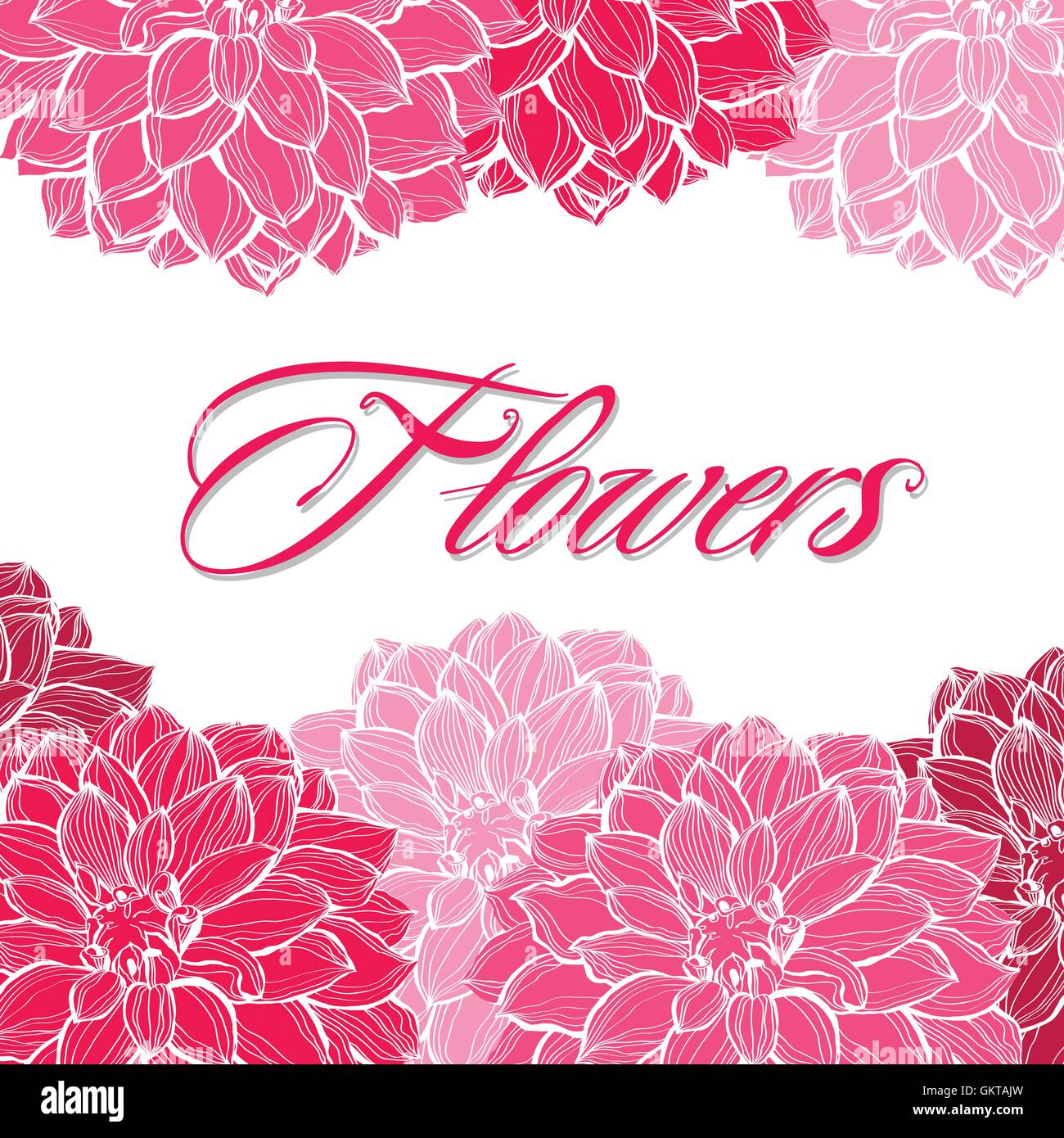 Flower decorative background Stock Vector Image & Art - Alamy