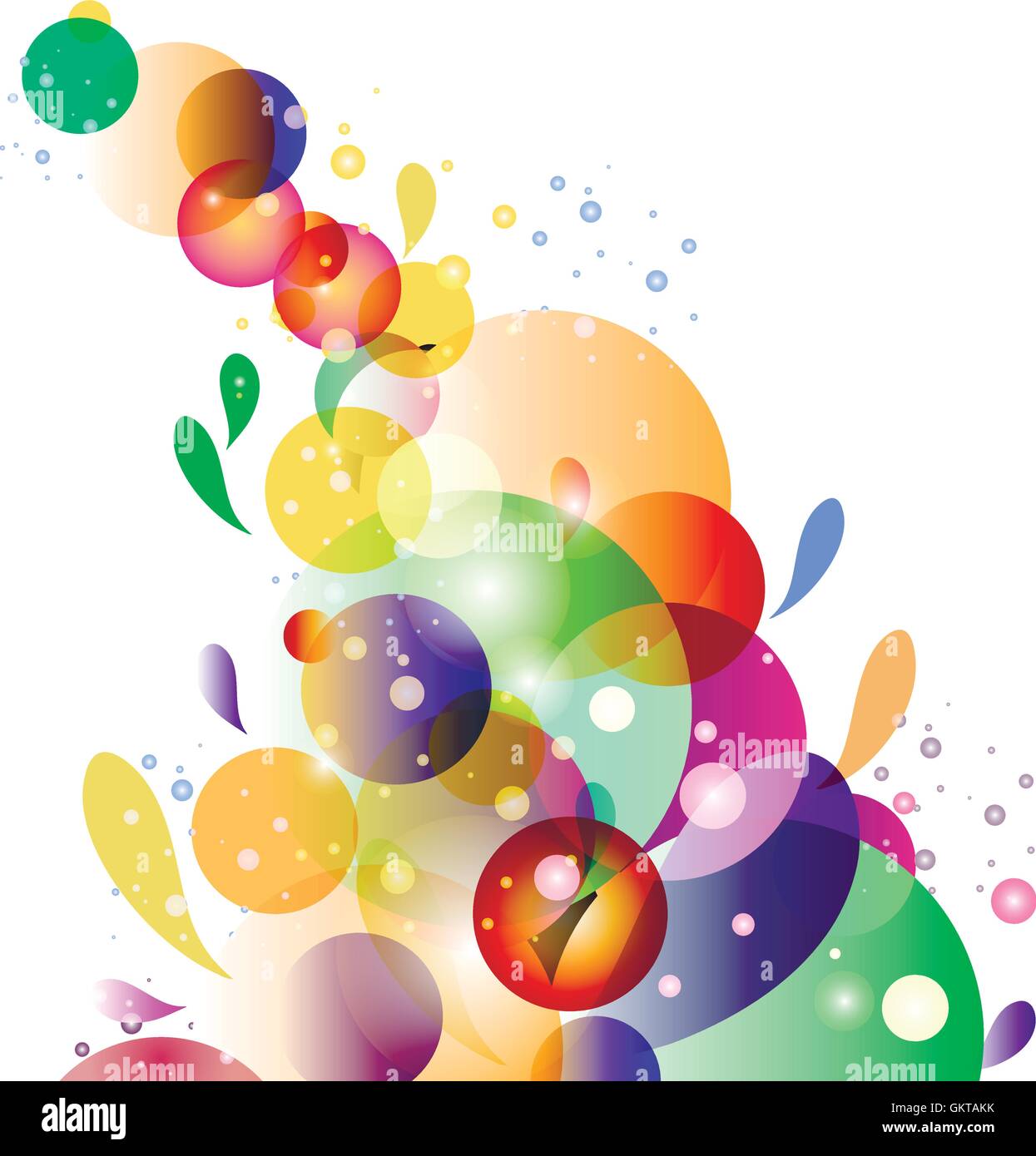 Bubbles with white background Stock Vector Image & Art - Alamy