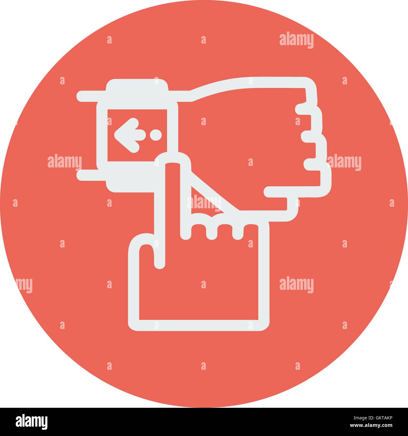 Checking deadline Stock Vector Images - Alamy