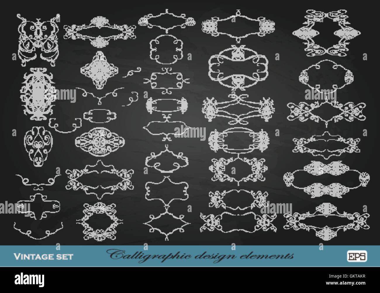 Set of vector graphic elements for design Stock Vector Image & Art - Alamy