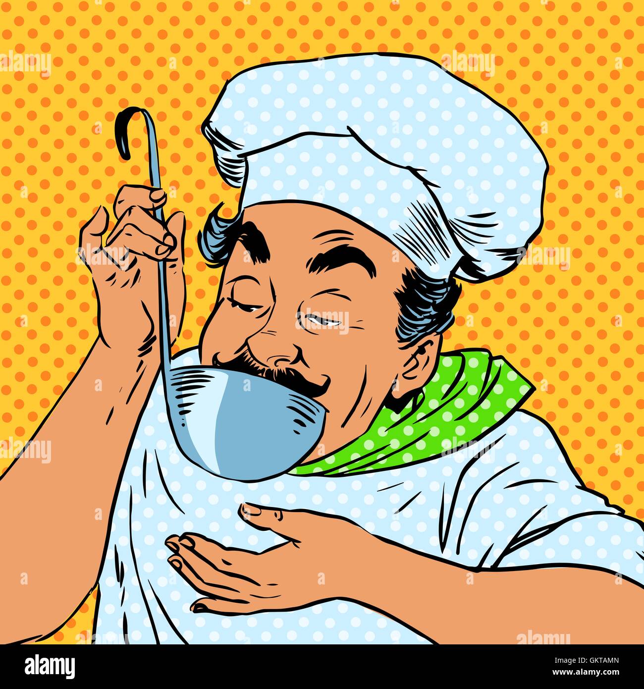 Taste test food Stock Vector Images - Alamy