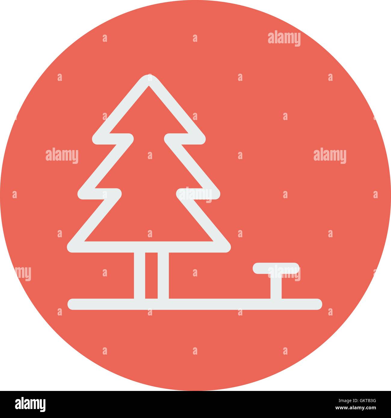 Pine tree forest sketch Stock Vector Images - Alamy