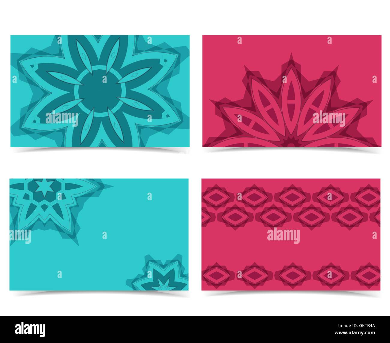 Floral border designs Cut Out Stock Images & Pictures - Alamy