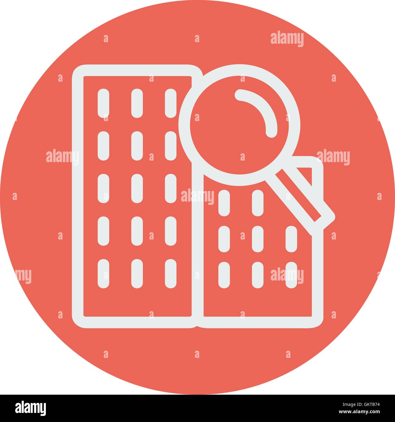 Search real estate icon Stock Vector Images - Alamy