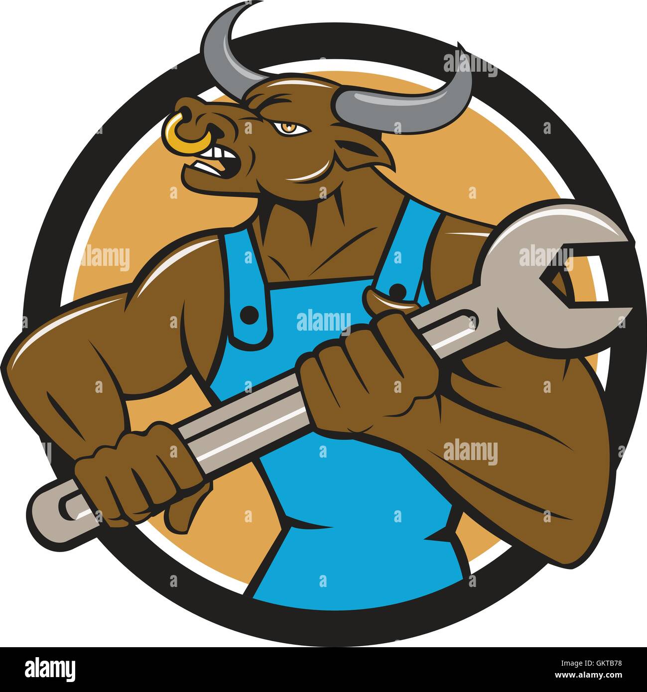 Mechanic Minotaur Bull Spanner Circle Cartoon Stock Vector Image & Art ... Mechanic Minotaur Bull Spanner Circle Cartoon Stock Vector Image & Art ...