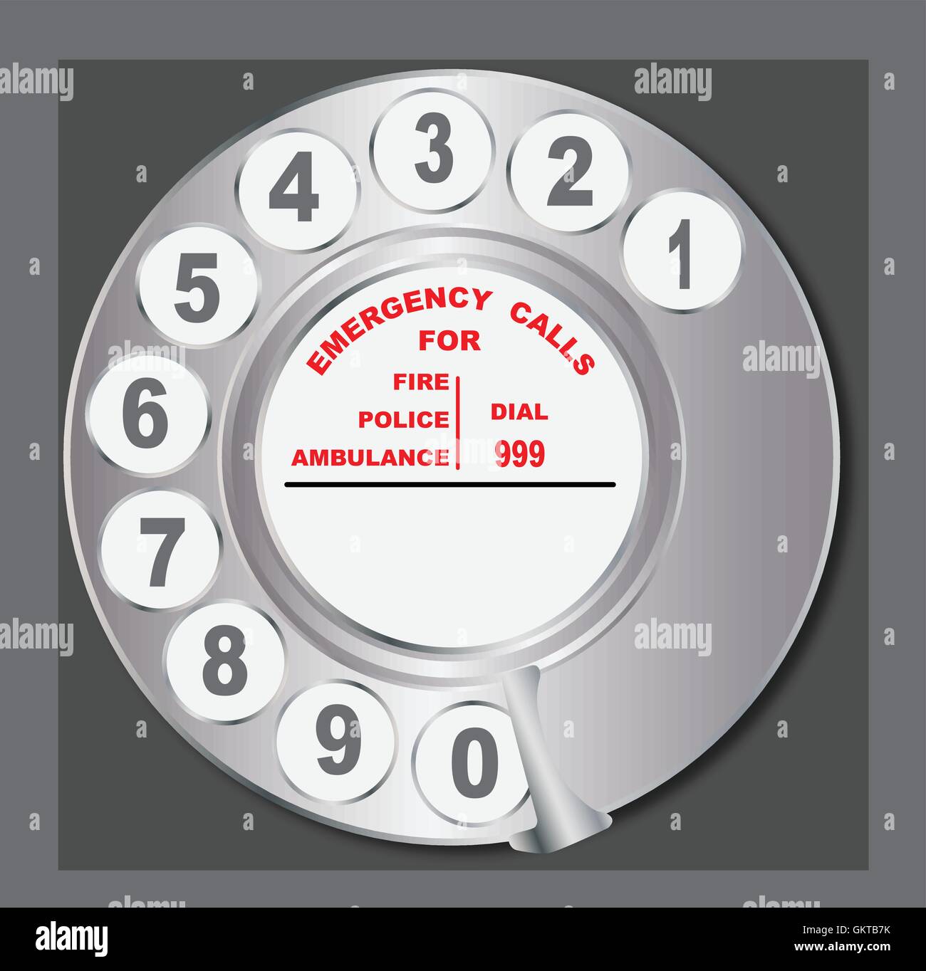 Ring dial Stock Vector Images - Alamy