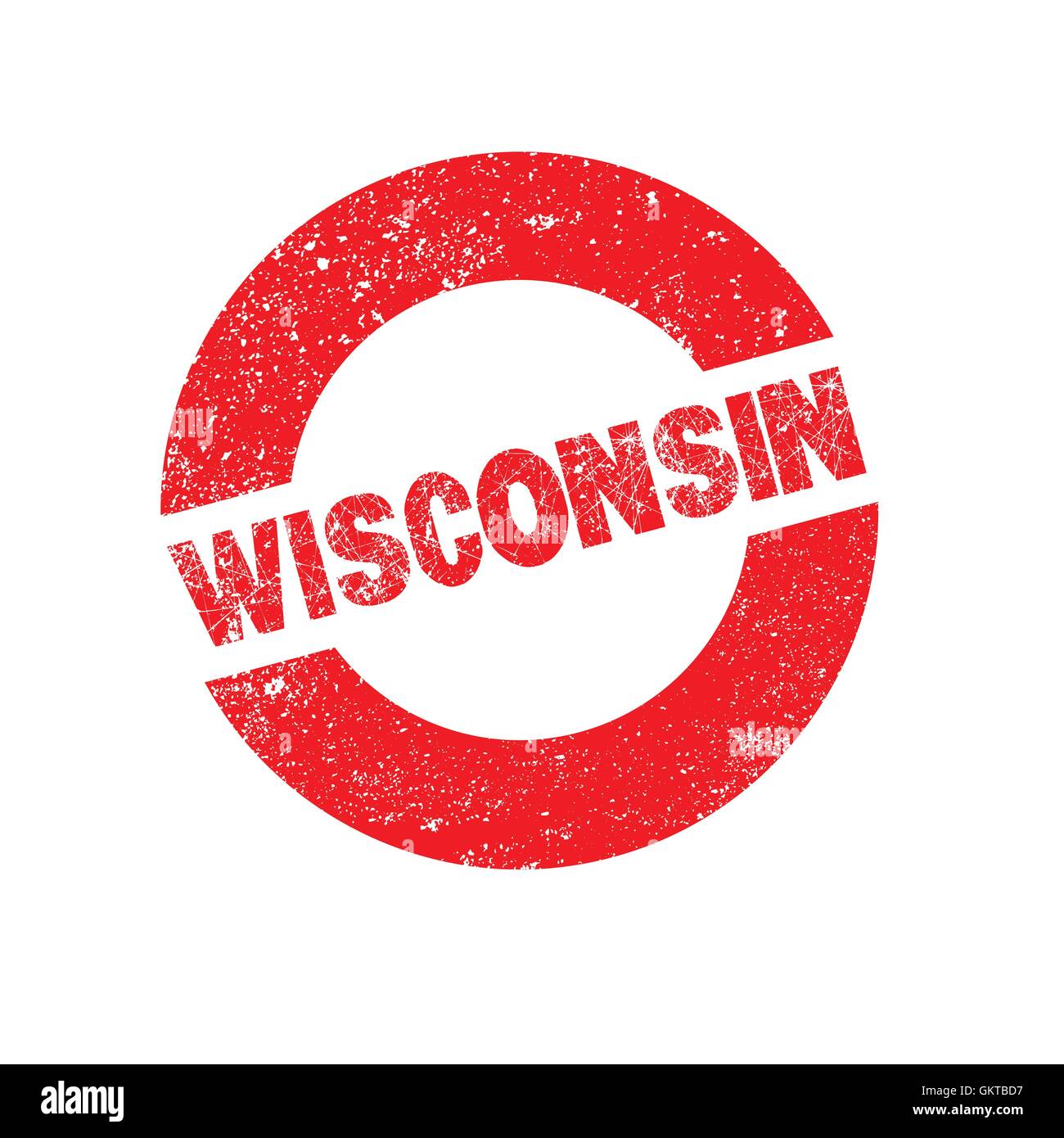 Rubber Ink Stamp Wisconsin Stock Vector Image & Art - Alamy