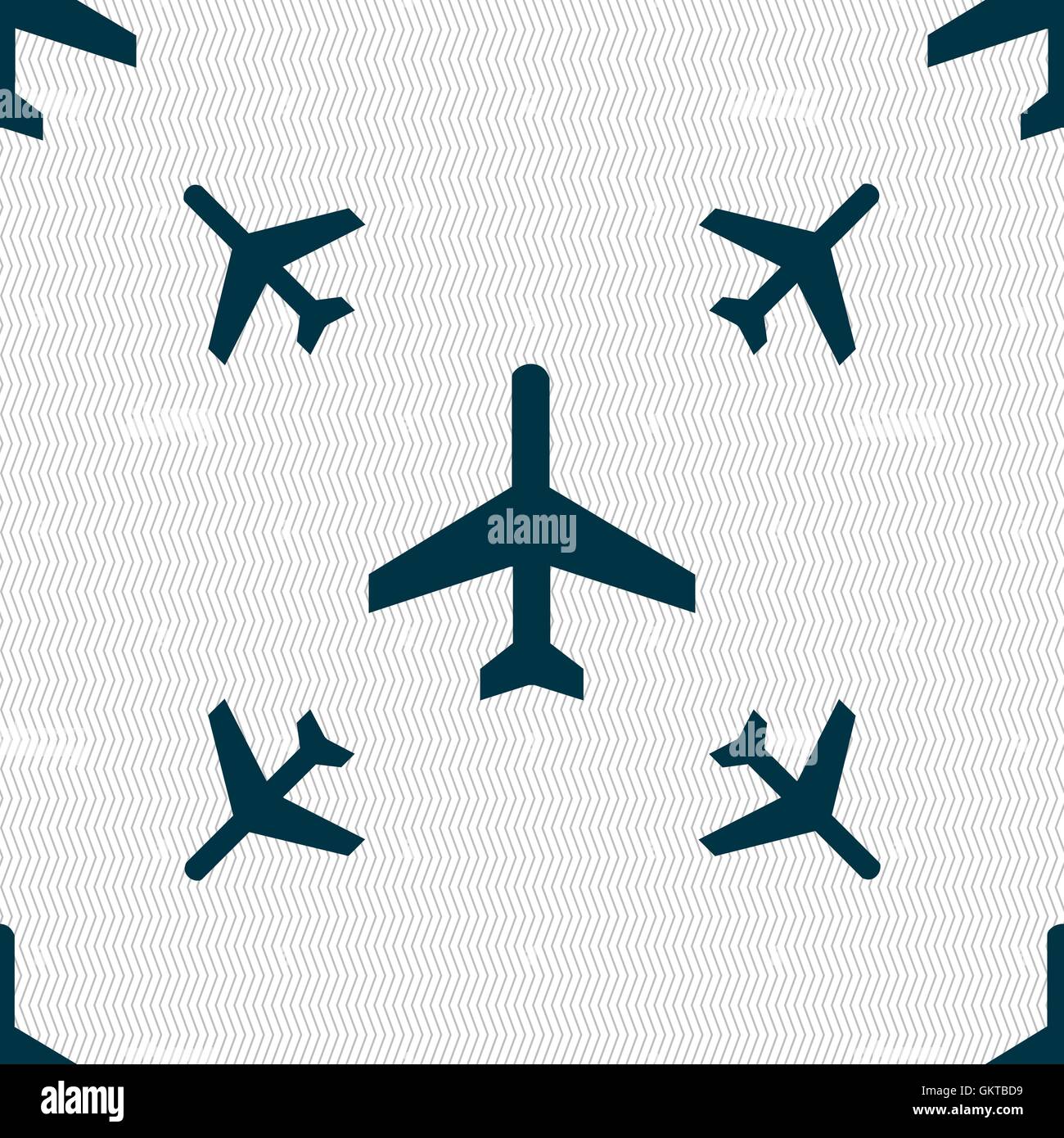 Flight pattern plane Stock Vector Images - Alamy