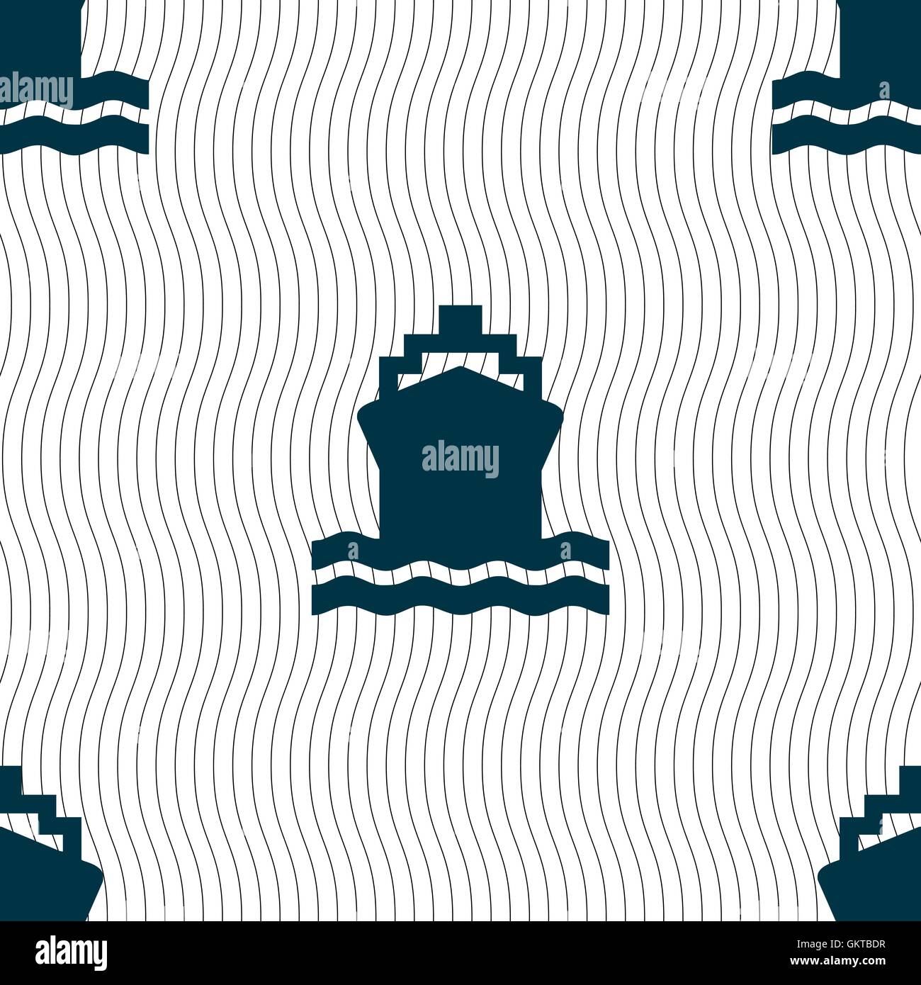 Geometric boat vector art hi-res stock photography and images - Alamy