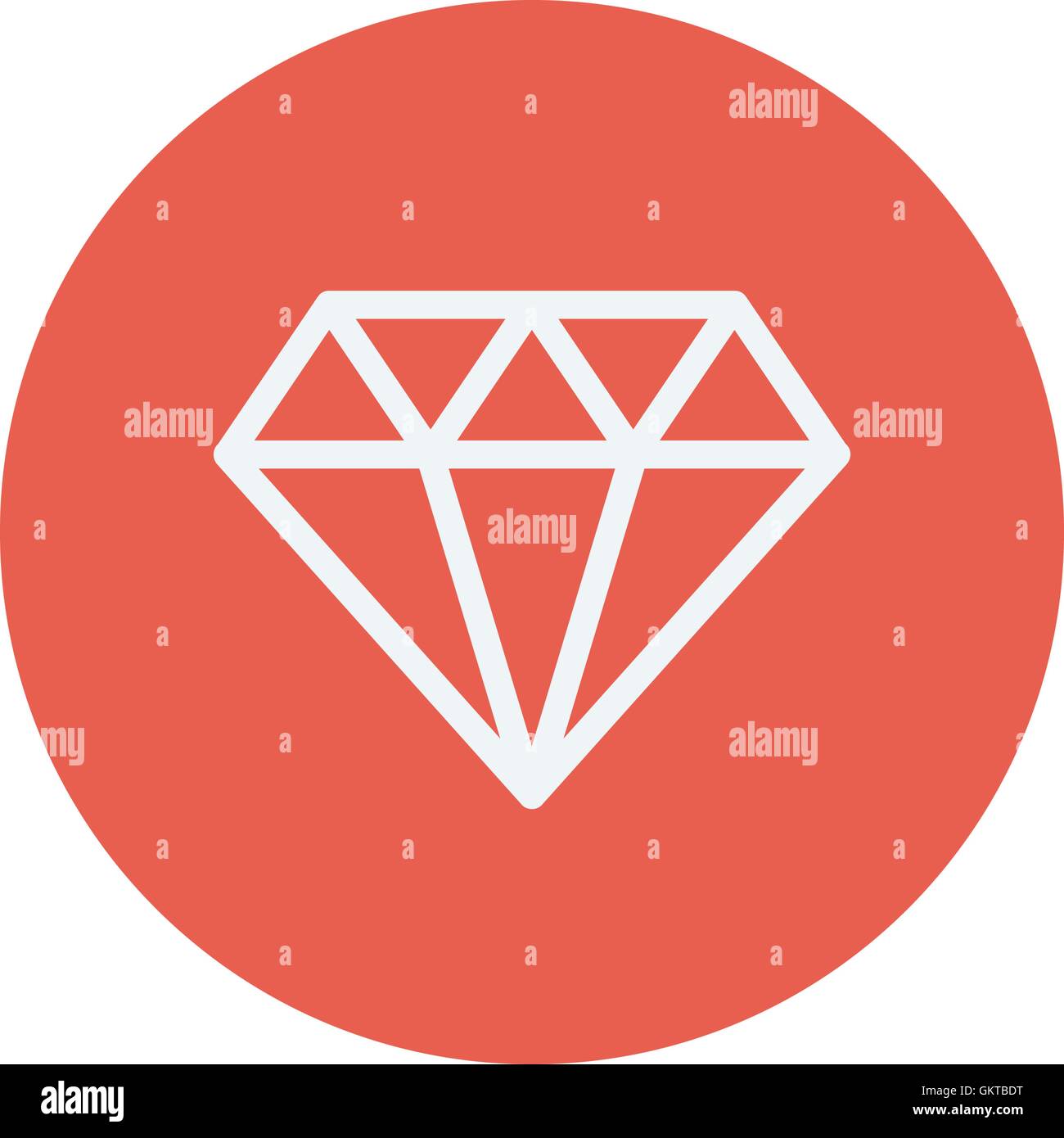 Diamond line icon precious hi-res stock photography and images - Alamy