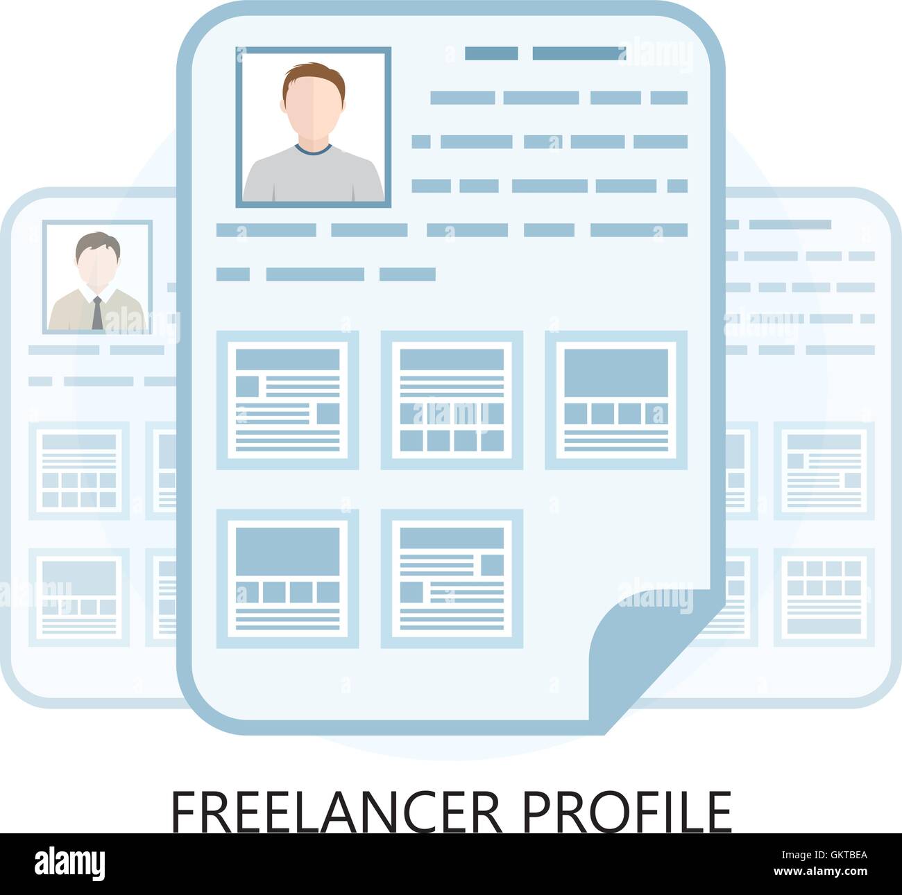 Freelancer profile hi-res stock photography and images - Alamy