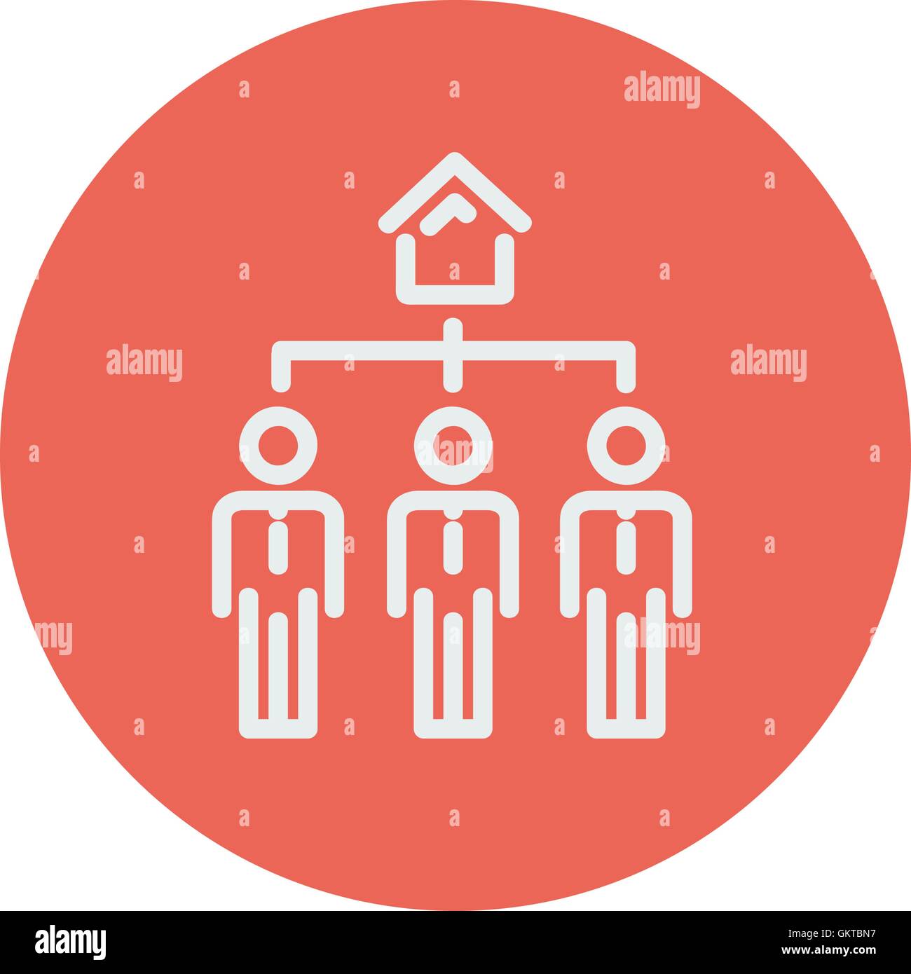 Minimal house icon one Stock Vector Images - Alamy