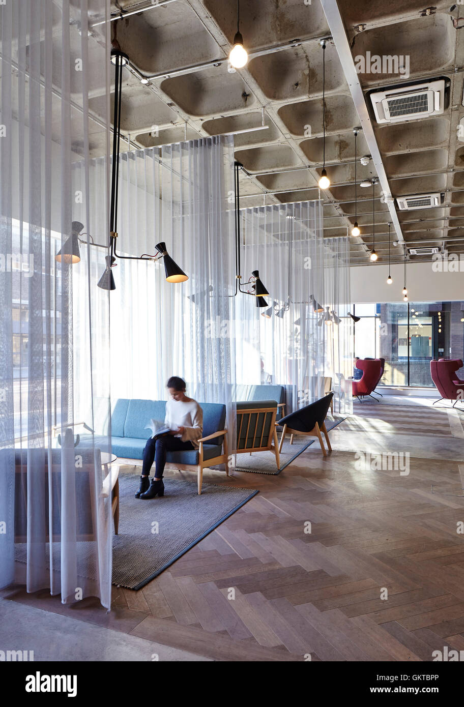 View of main breakout space, ground floor. 201 Borough High Street ...