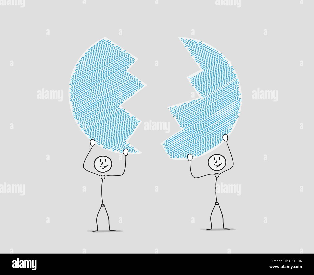 Circle divided Stock Vector Images - Alamy