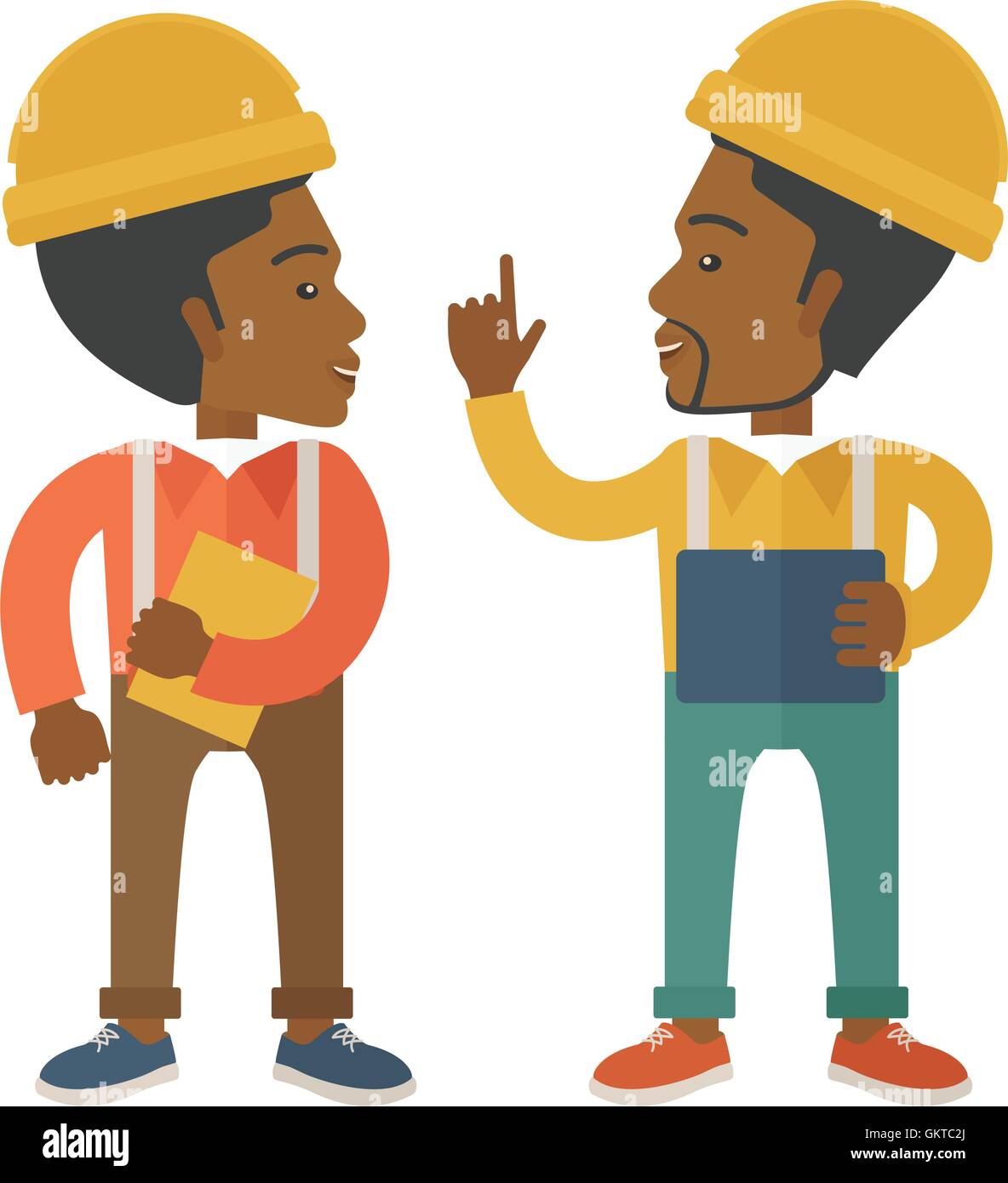 Two black workers talking Stock Vector Image & Art - Alamy Two black workers talking Stock Vector Image & Art - Alamy