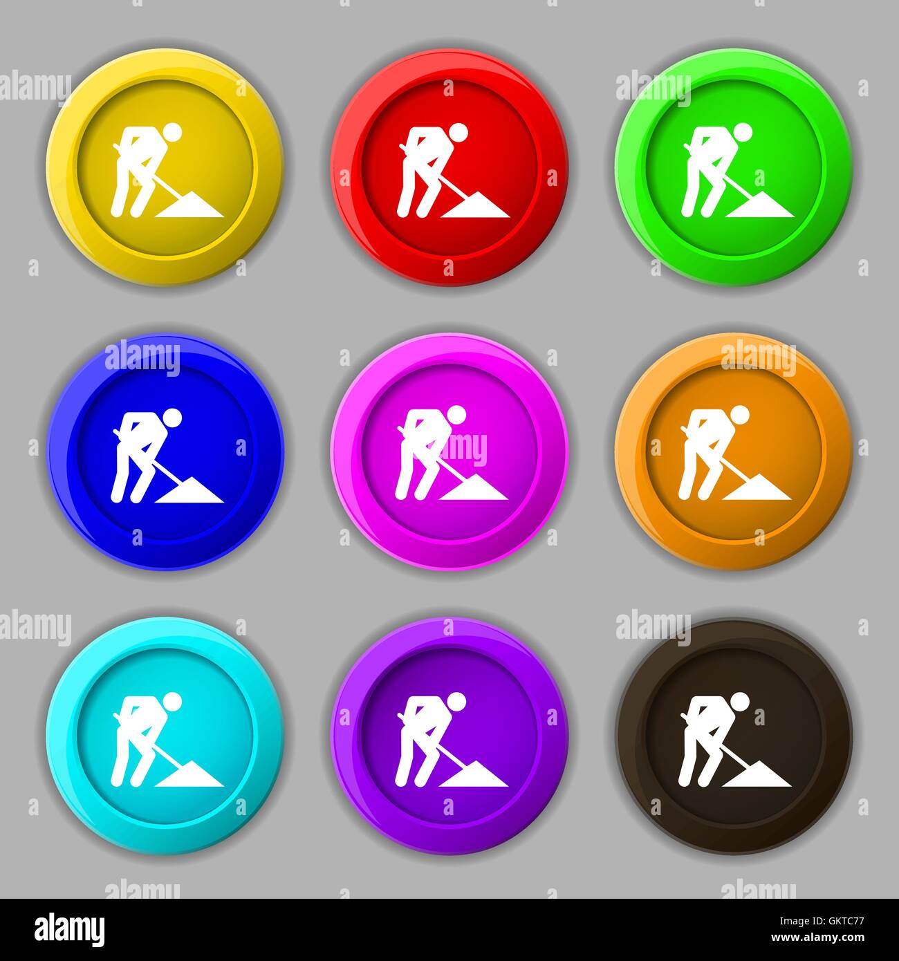 Colourful Work Icons