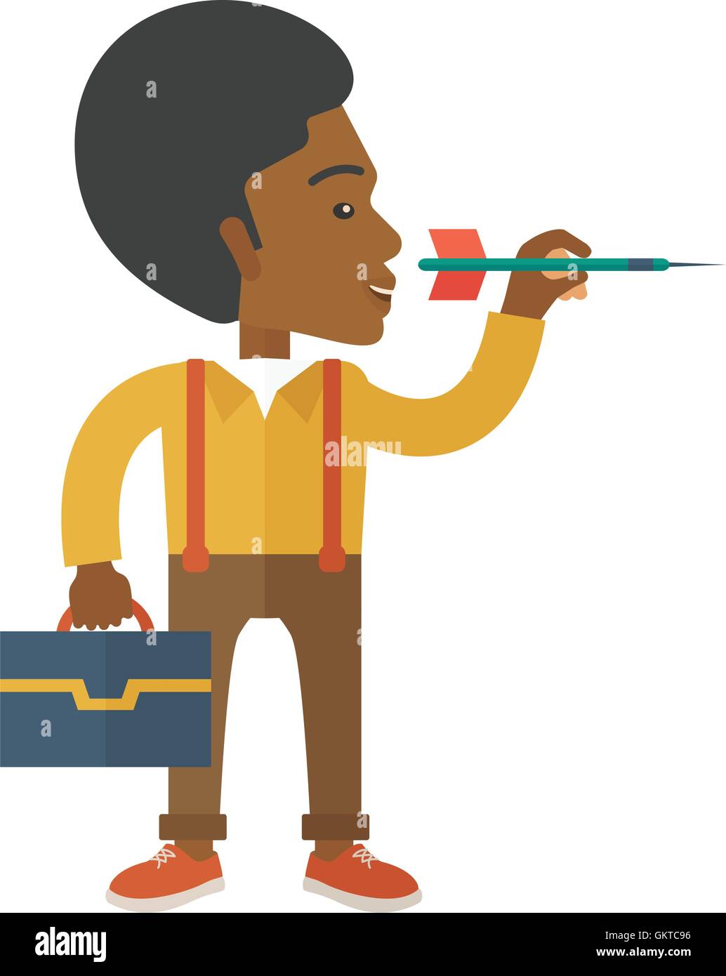 Man arrow Stock Vector Images - Alamy