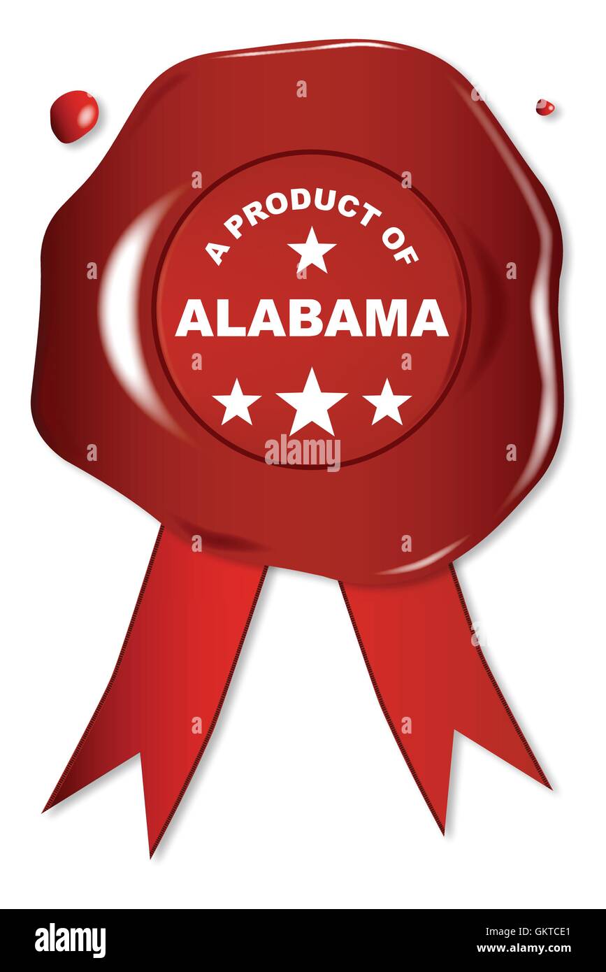 A Product Of Alabama Stock Vector Image & Art - Alamy