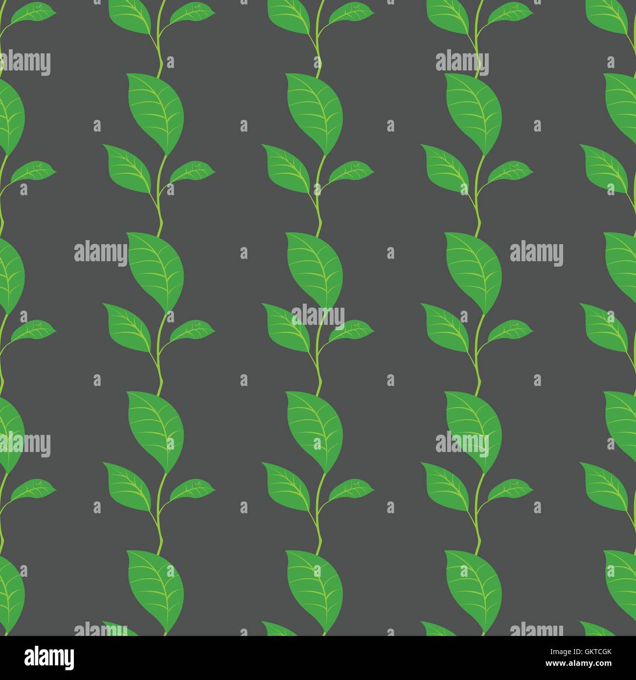 Green leaves seamless pattern on a background. Vector illustration Eps 10 Stock Vector Image ...