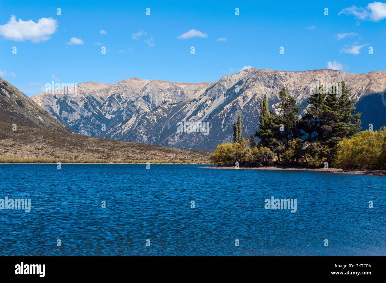 Lake Pearson / Moana Rua Wildlife Refuge located in Craigieburn Forest ...