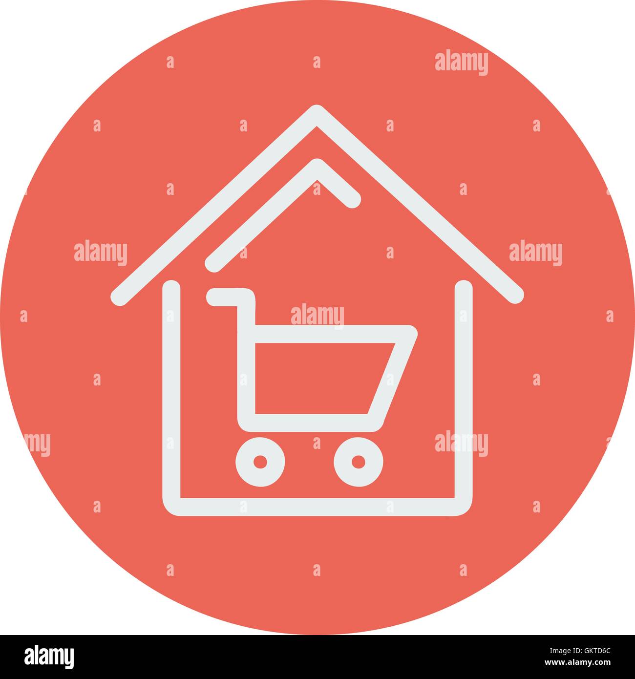 Shopping basket icon design Stock Vector Images - Alamy