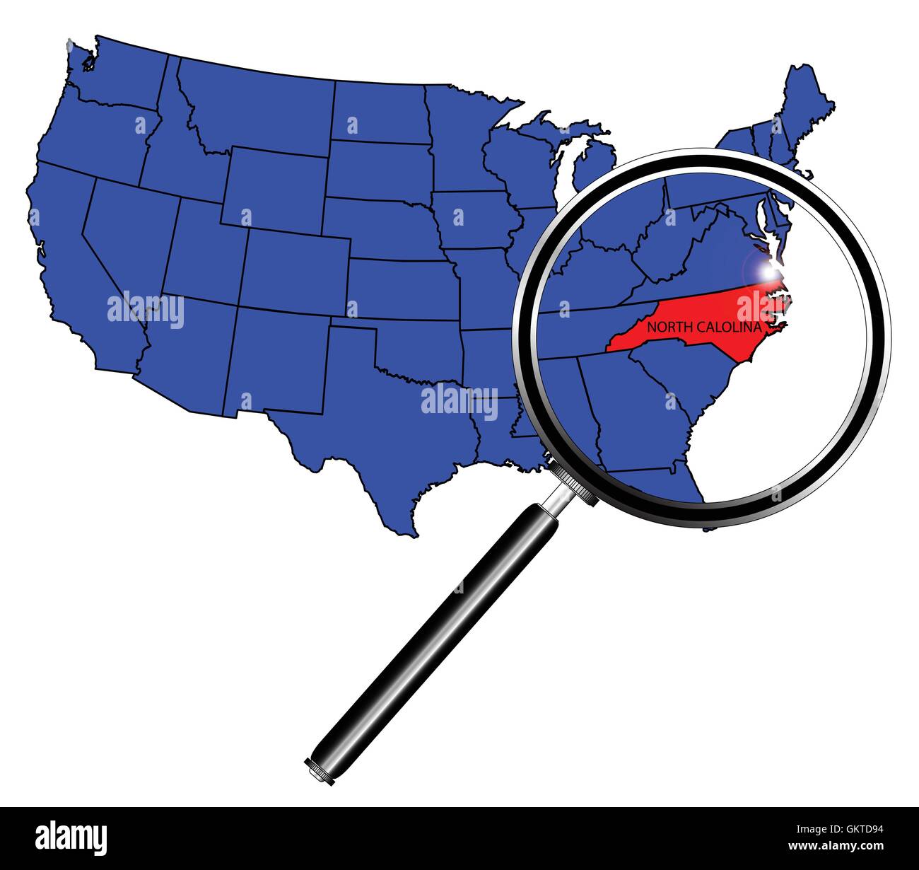 Usa north america carolina Cut Out Stock Images & Pictures - Alamy