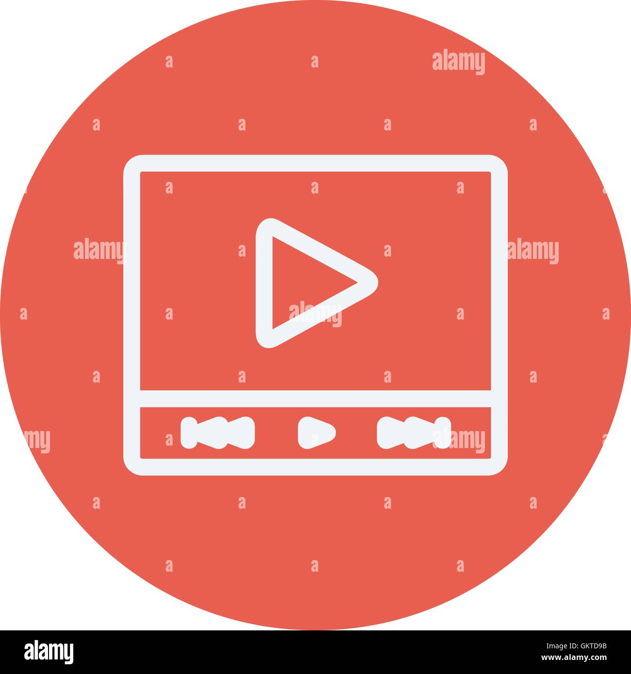 Push play Stock Vector Images - Alamy