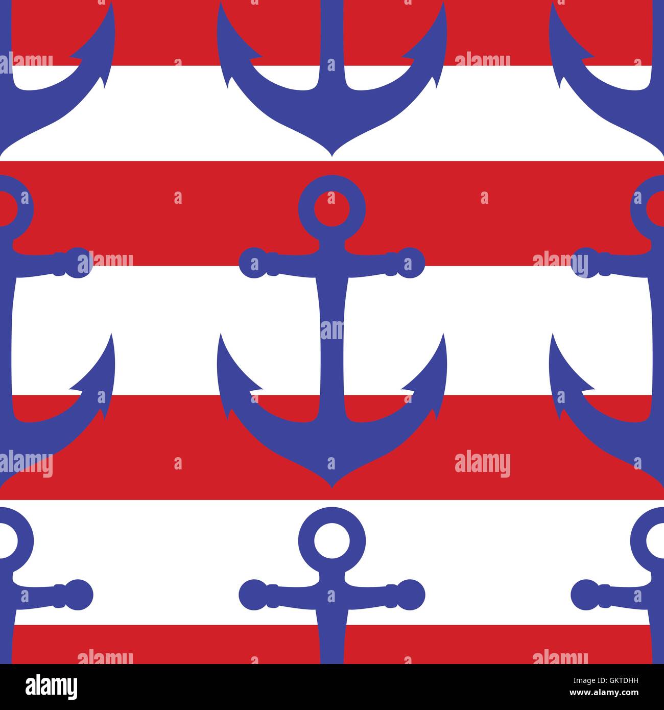 Vector seamless pattern, with anchors on background Stock Vector Image ...