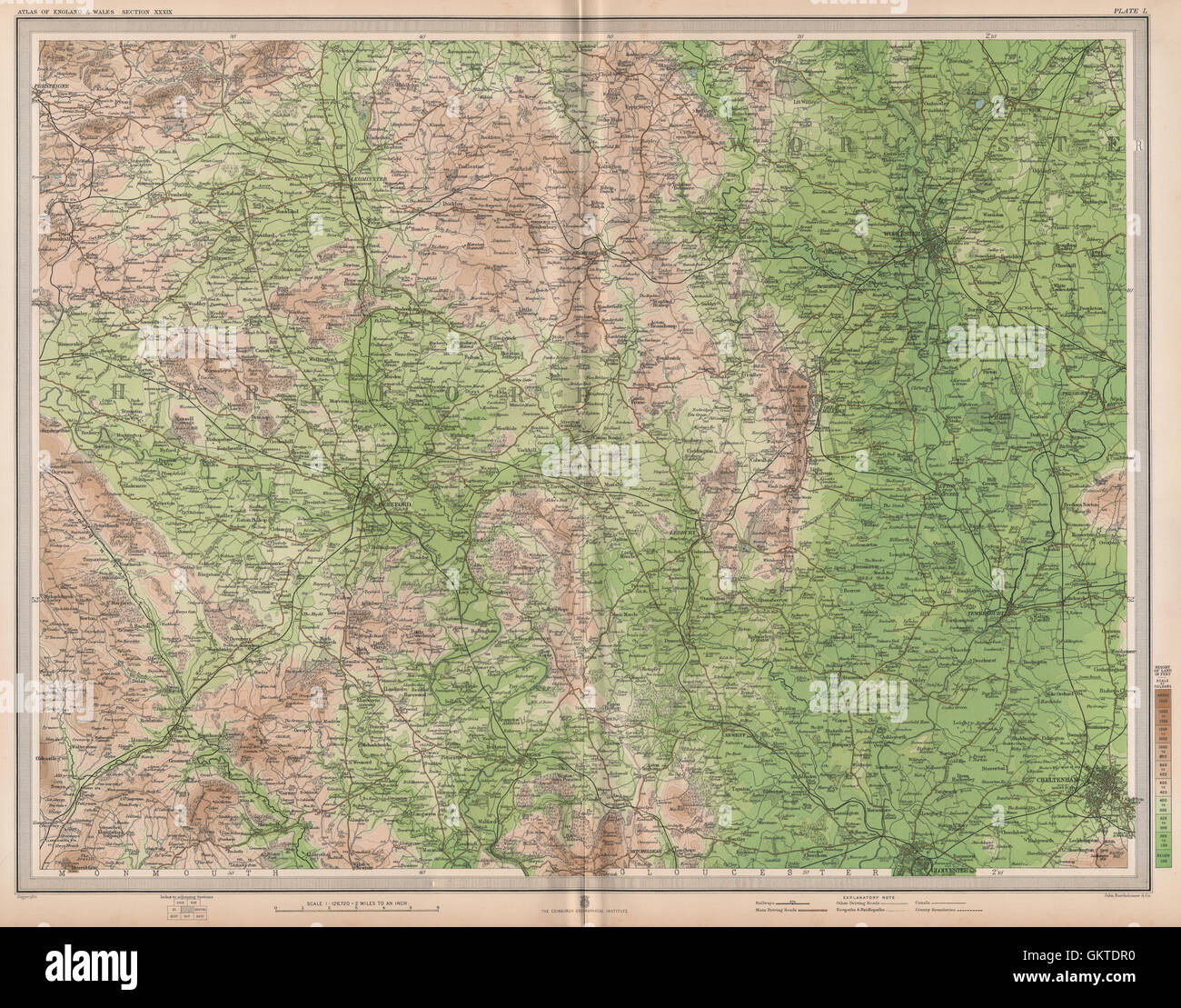 Physiography map hi-res stock photography and images - Alamy