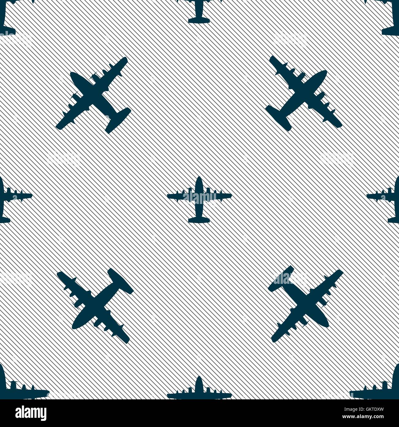 Clear sky with aero plane Stock Vector Images - Alamy