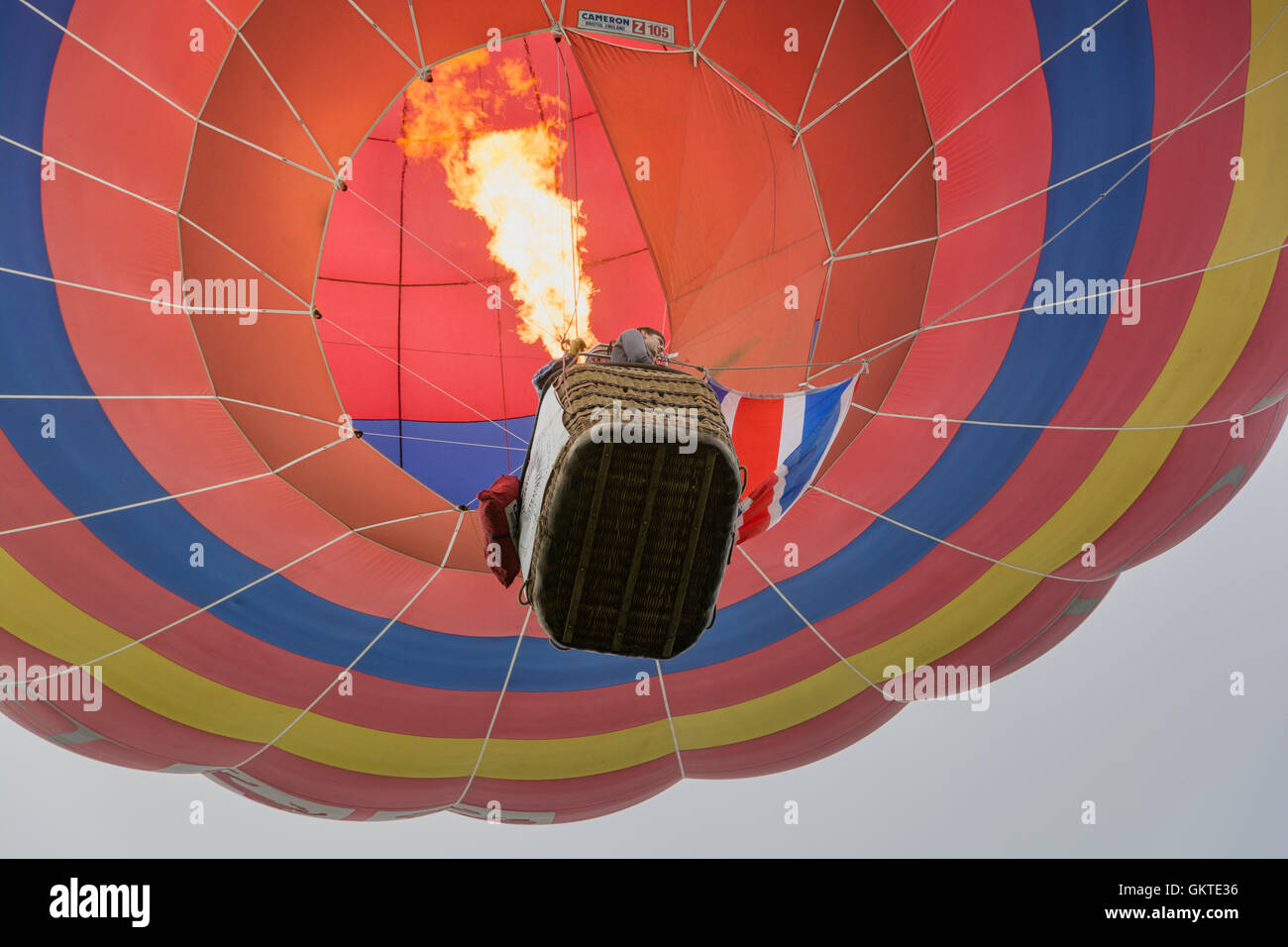 Balloon overhead hi-res stock photography and images - Alamy