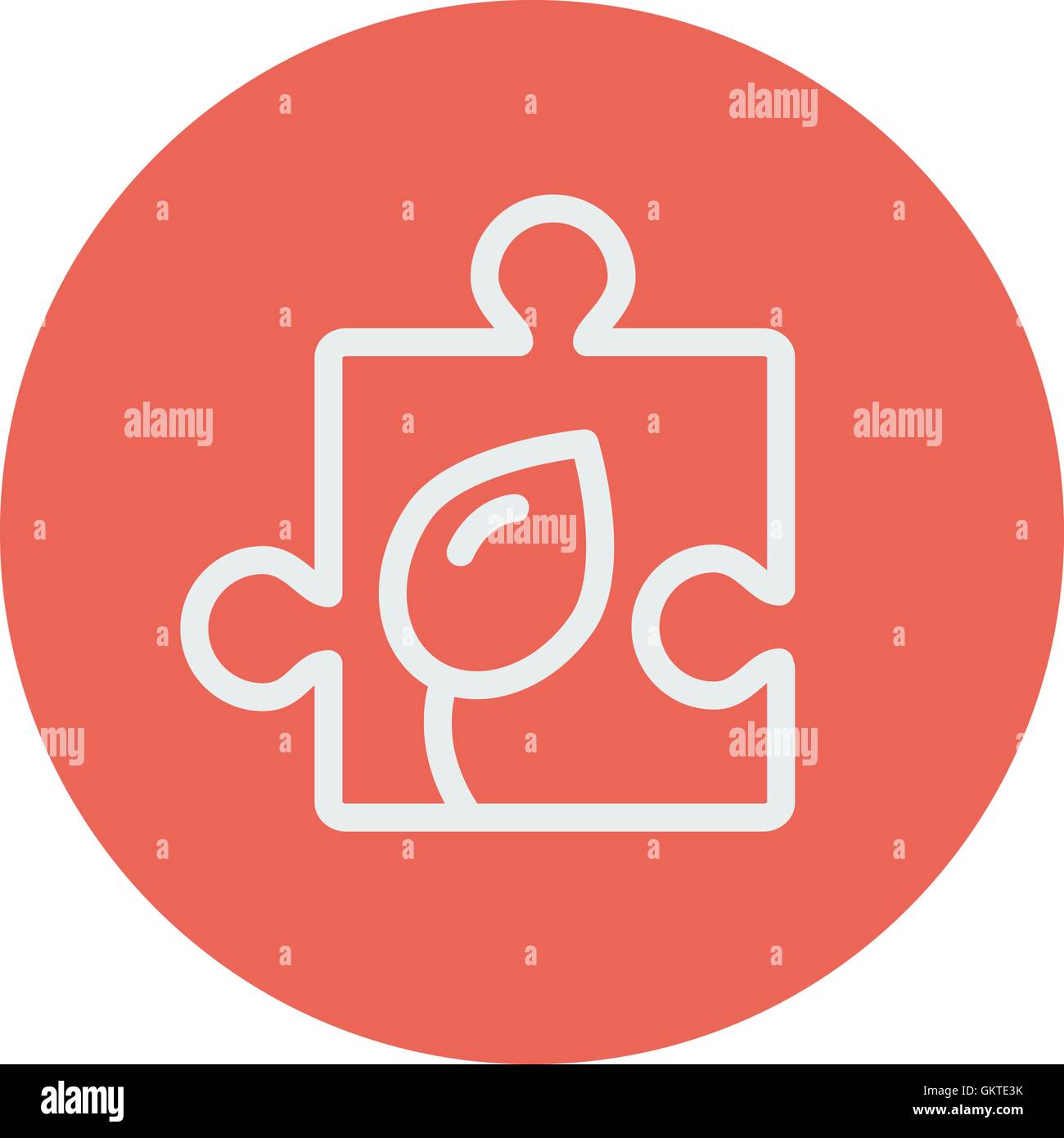 Jigsaw puzzle piece shape outline Stock Vector Images - Alamy