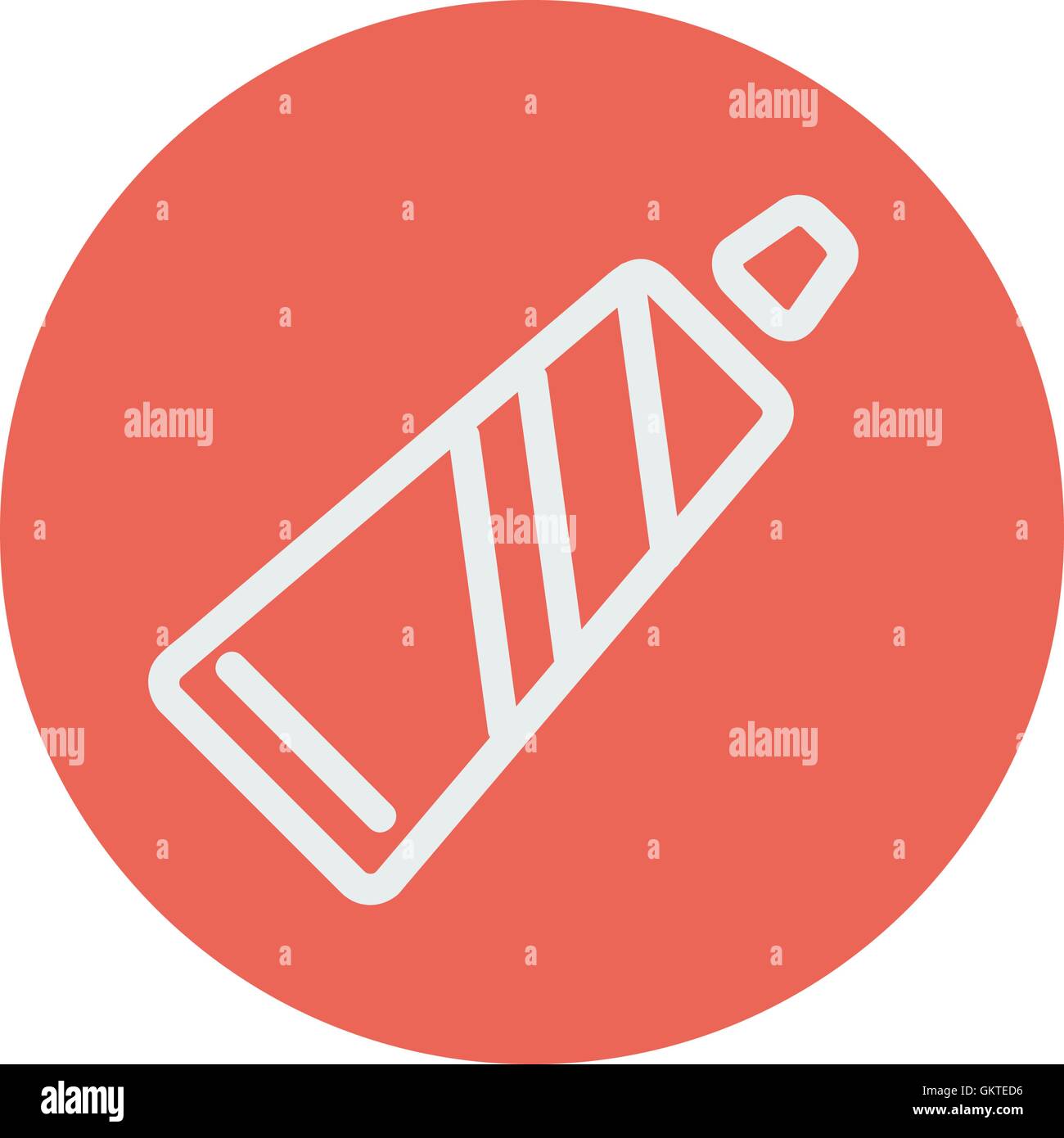 Tube of toothpaste thin line icon Stock Vector Image & Art - Alamy