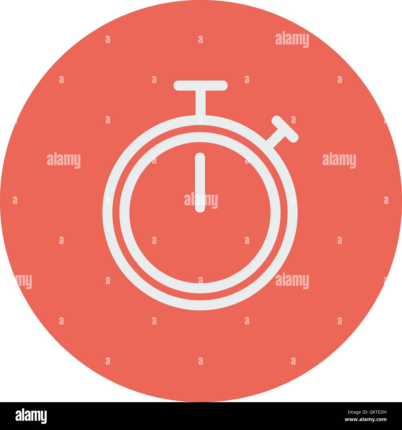 Stop watch thin line icon Stock Vector Image & Art - Alamy