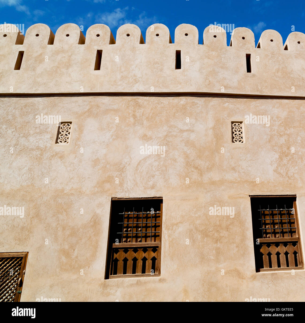 in oman the old ornate window for the mosque Stock Photo - Alamy