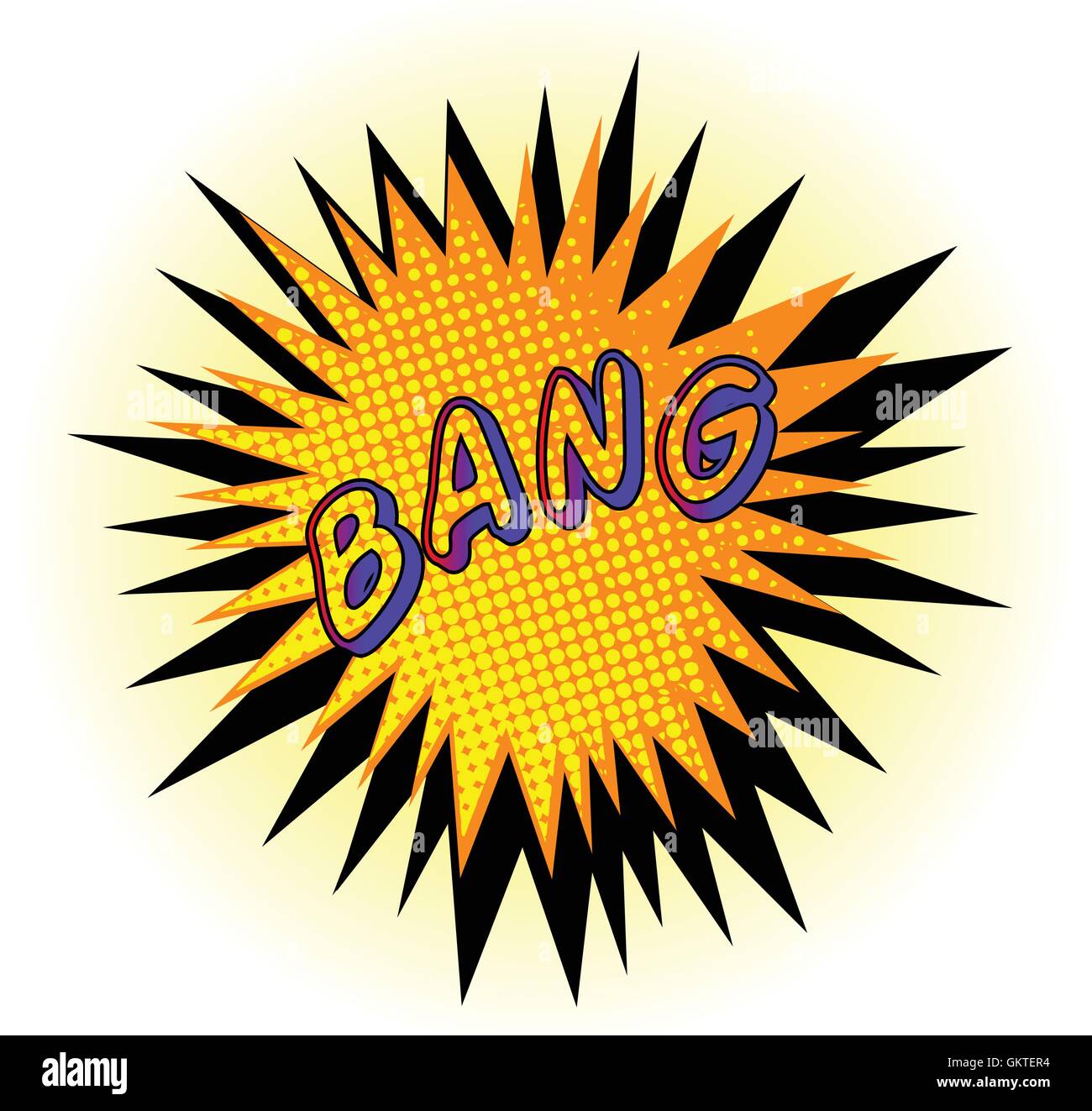 Cartoon bang hi-res stock photography and images - Alamy
