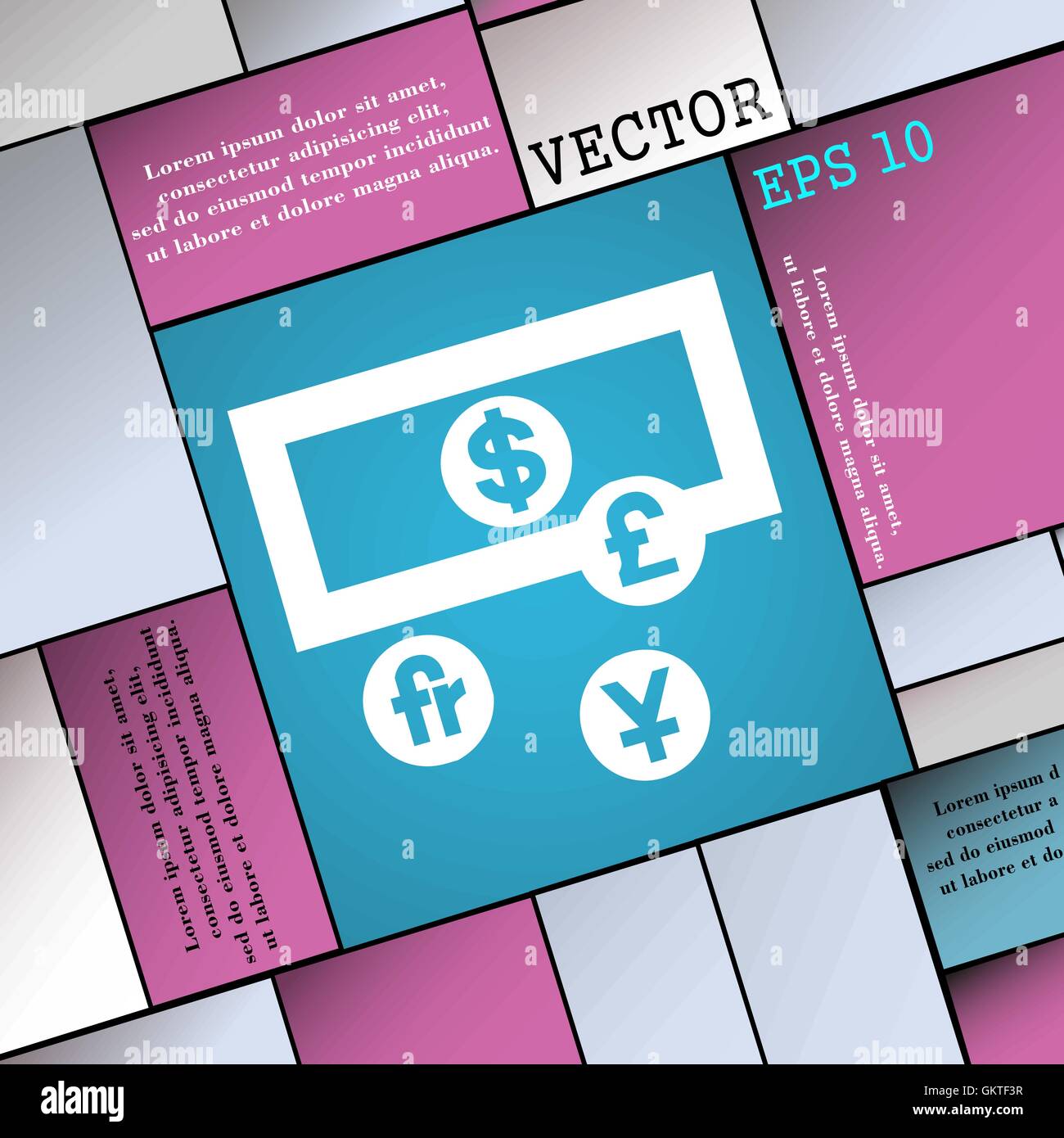 currencies of the world icon sign. Modern flat style for your design ...