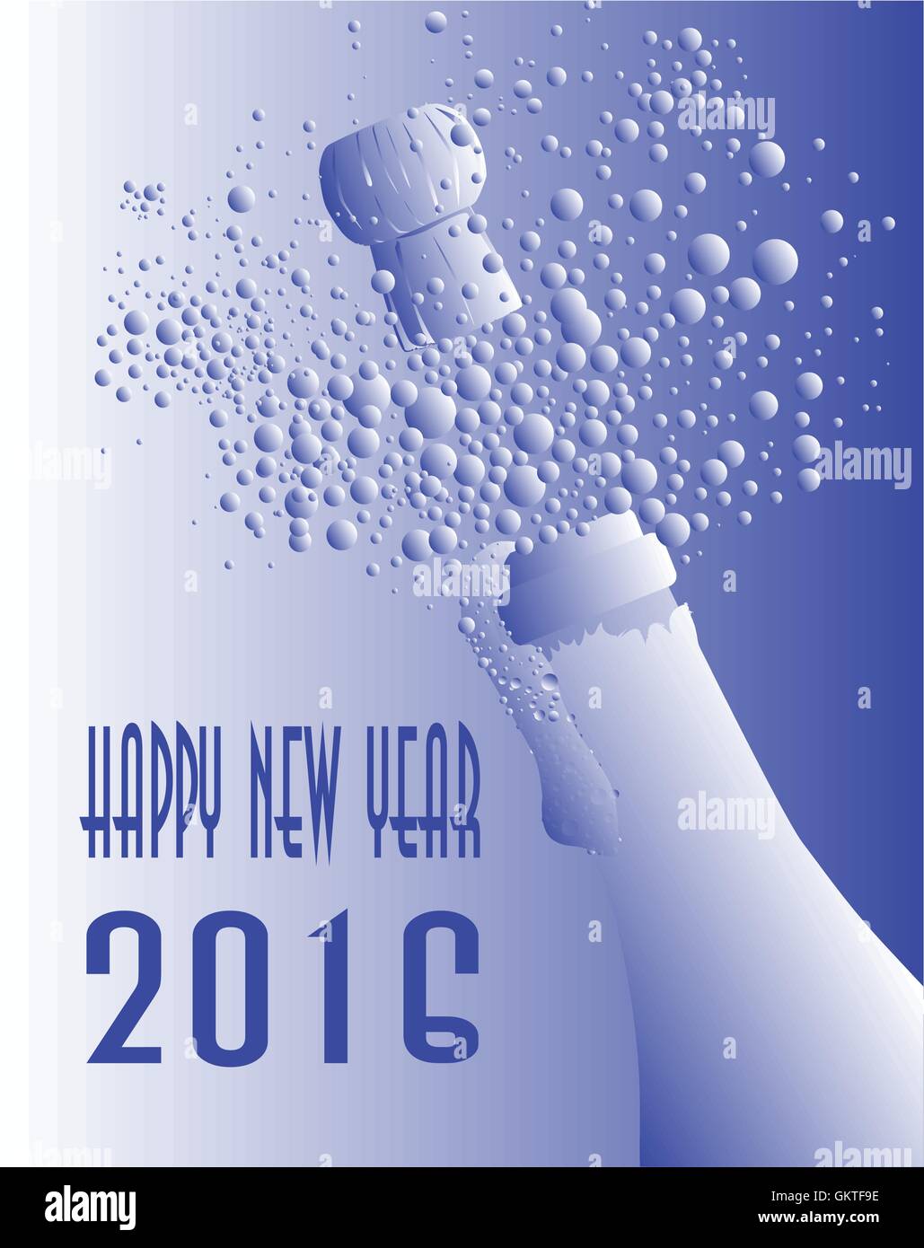 Blue and White Bottle 2016 Stock Vector Image & Art - Alamy