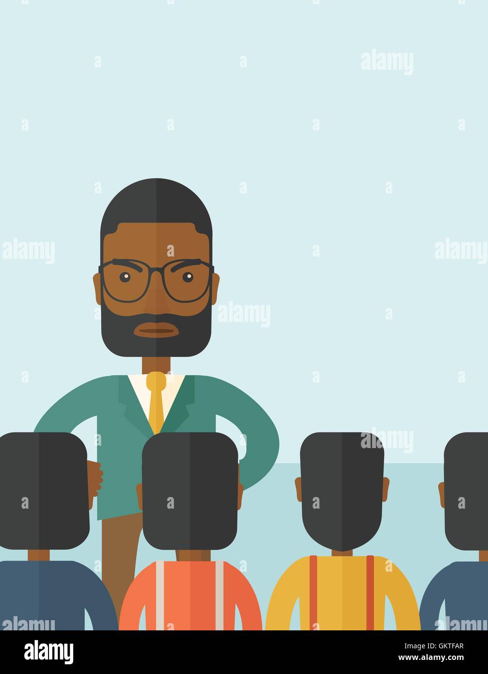 Angry black man Stock Vector Images - Alamy