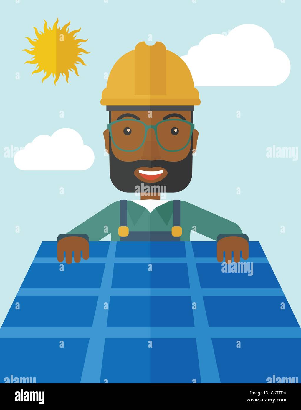 Man putting a solar panel on the roof Stock Vector Image & Art - Alamy Man putting a solar panel on the roof Stock Vector Image & Art - Alamy