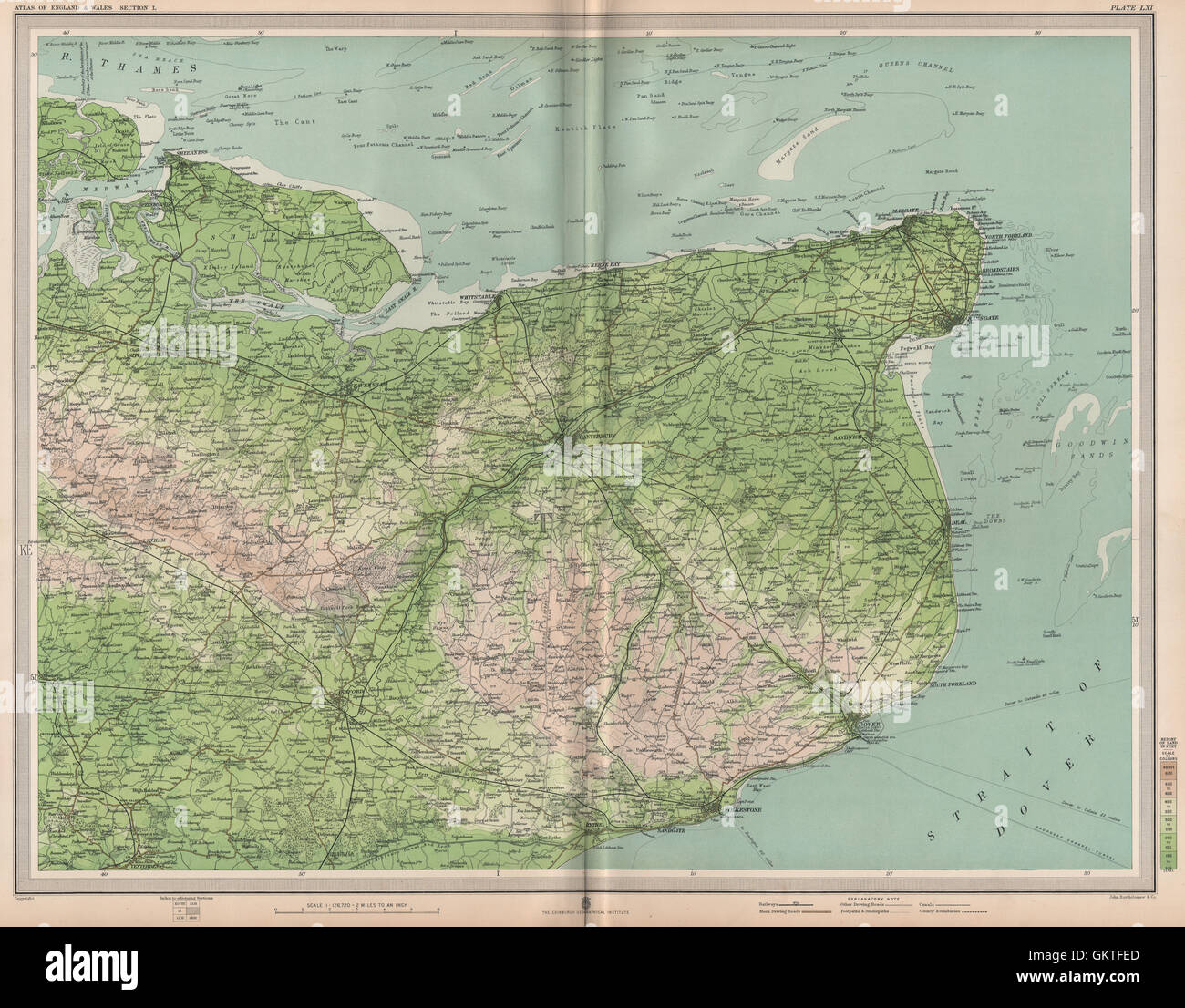 Map of ramsgate hi-res stock photography and images - Alamy