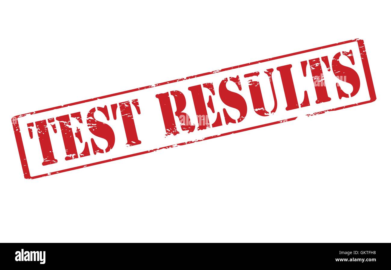 Test results Stock Vector Images - Alamy