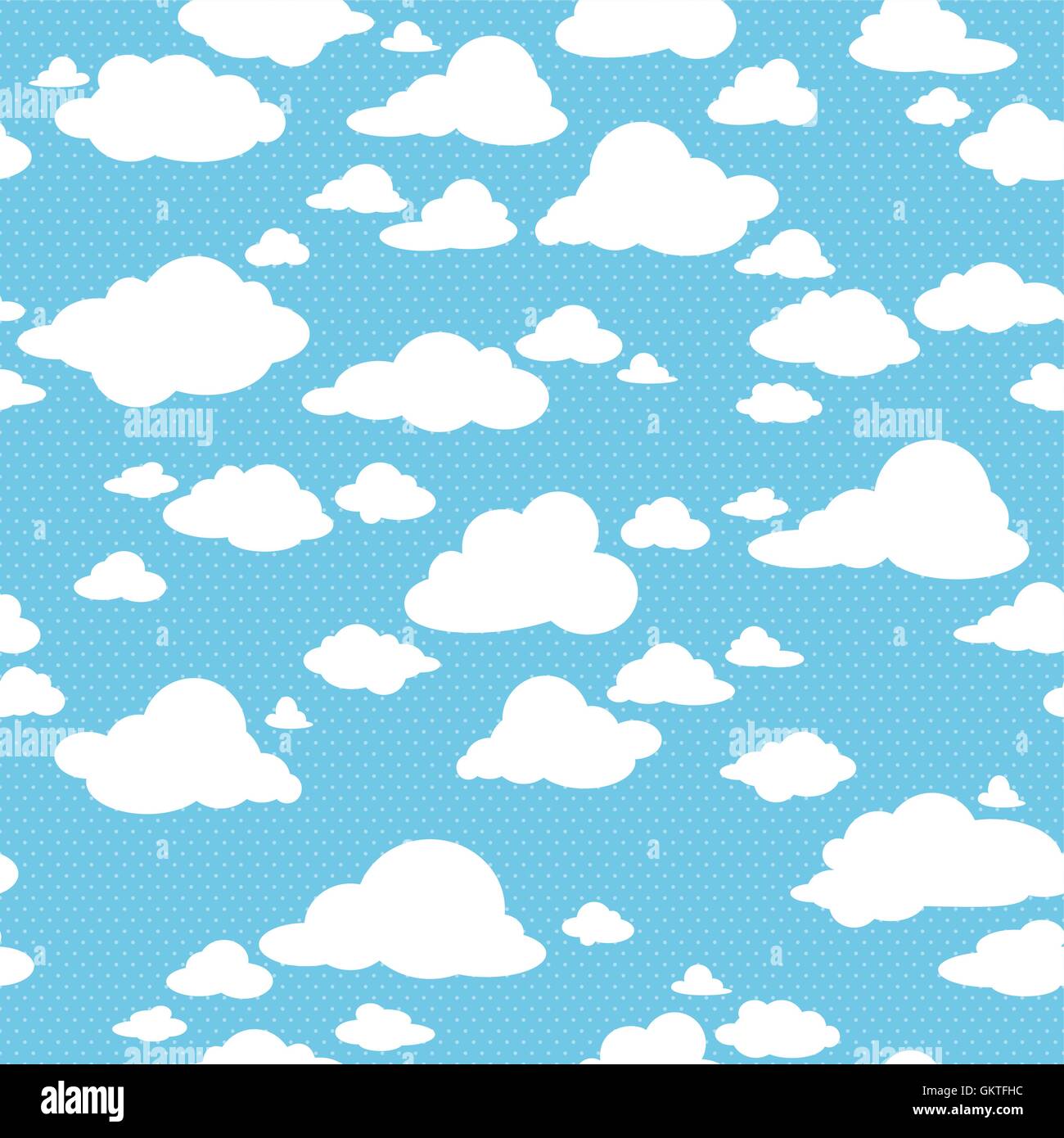 seamless pattern with clouds Stock Vector Image & Art - Alamy